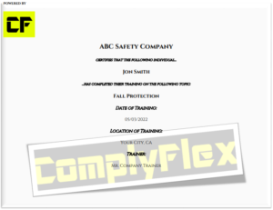Free Fall Protection Training Online 2022